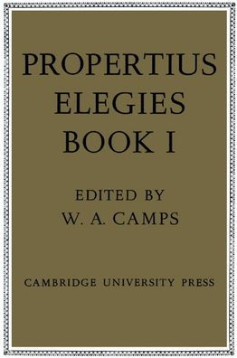Propertius: Elegies: Book 1 by Propertius, Paperback | Barnes & Noble®