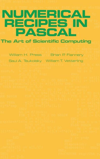Numerical Recipes in Pascal (First Edition): The Art of Scientific ...