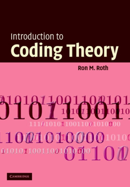 Introduction to Coding Theory by Ron Roth, Hardcover | Barnes & Noble®