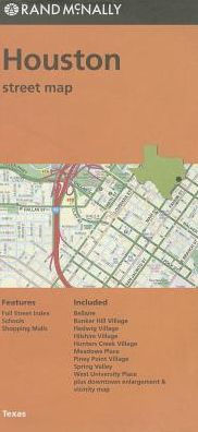 Houston, Texas Map by Rand McNally, Other Format | Barnes & Noble®