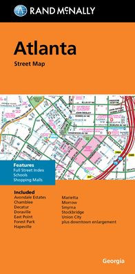 Atlanta GA Street Map by RAND MCNALLY, Other Format | Barnes & Noble®