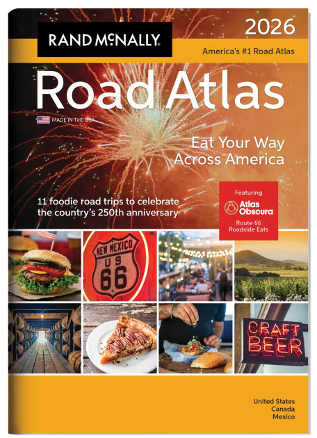 2026 Road Atlas with Protective Vinyl Cover B&N Exclusive by Rand ...