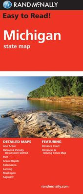 Michigan Easy to Read Map by Rand McNally, Other Format | Barnes & Noble®
