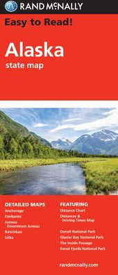 Alaska Easy to Read Map by Rand McNally, Other Format | Barnes & Noble®