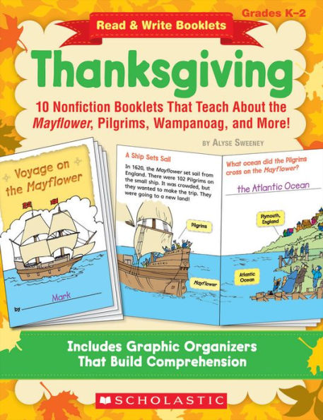 Read & Write Booklets: Thanksgiving: 10 Nonfiction Booklets That Teach ...
