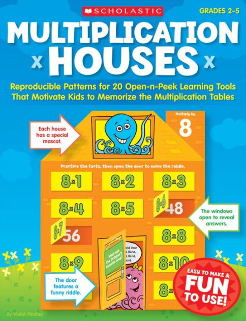 Multiplication Houses: Reproducible Patterns for 20 Open-n-Peek ...