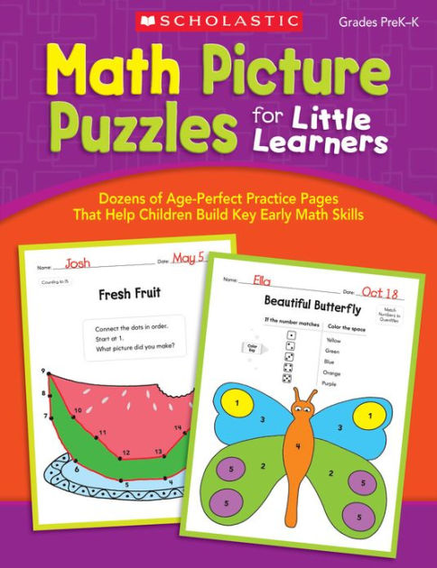 Math Picture Puzzles for Little Learners: Dozens of Age-Perfect ...