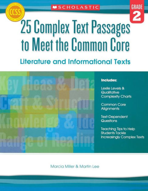 25 Complex Text Passages to Meet the Common Core: Literature and ...