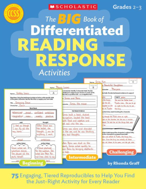The BIG Book of Differentiated Reading Response Activities: 75 Engaging ...