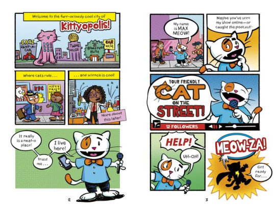 Max Meow Book 1: Cat Crusader by John Gallagher, Hardcover | Barnes ...