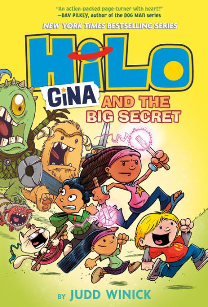 Hilo Book 8: Gina and the Big Secret: (A Graphic Novel) by Judd Winick ...