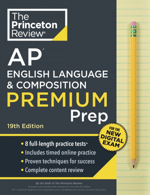 Princeton Review AP English Language & Composition Premium Prep, 19th ...