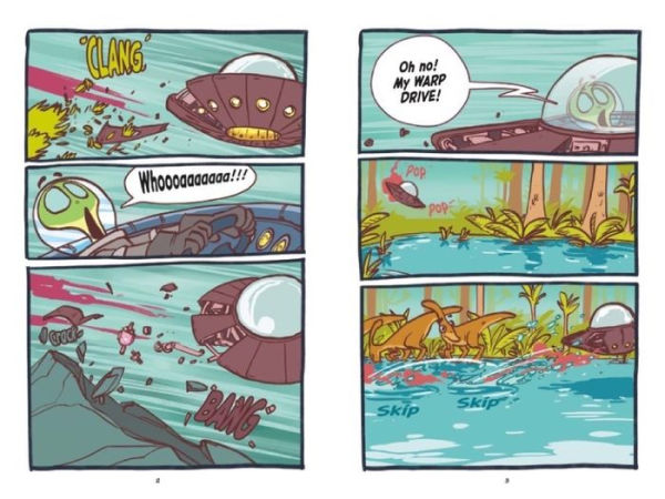 Jurassic Jeff: Space Invader (Jurassic Jeff Book 1): (A Graphic Novel) by Royden Lepp, Hardcover ...