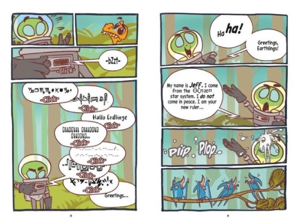 Jurassic Jeff: Space Invader (Jurassic Jeff Book 1): (A Graphic Novel) by Royden Lepp, Hardcover ...