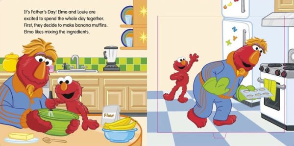 Elmo's Daddy Day (Sesame Street) by Andrea Posner-Sanchez, Adua ...