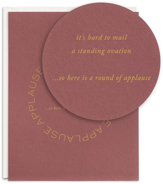 Round of Applause Congratulations Greeting Card by Smitten on Paper ...