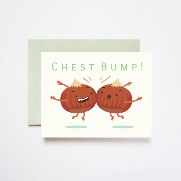 Chest Bump Congratulations Card by ILOOTPAPERIE | Barnes & Noble®