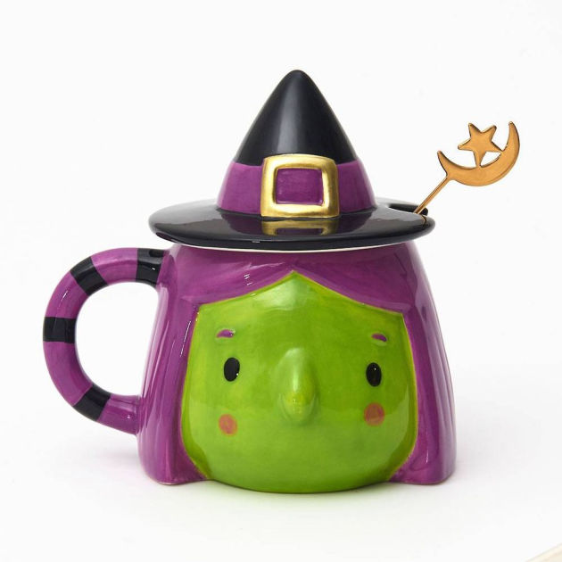 Witch Ceramic Lidded Mug by Form Pac | Barnes & Noble®