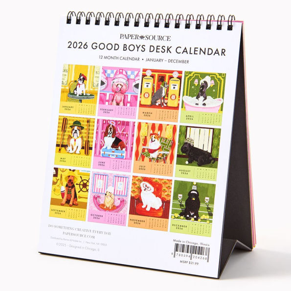 2025 Paper Source Good Boys Desk Easel by Paper Source | Barnes & Noble®