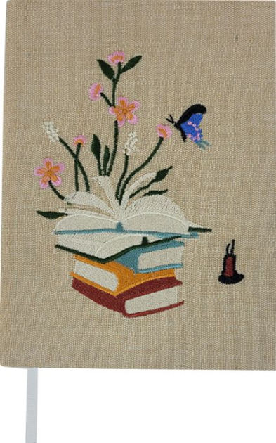 Book Embroidered Jute Journal by V&M | Barnes & Noble®