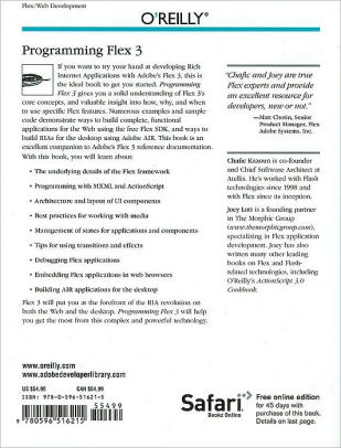 Programming Flex 3: The Comprehensive Guide to Creating Rich Internet ...