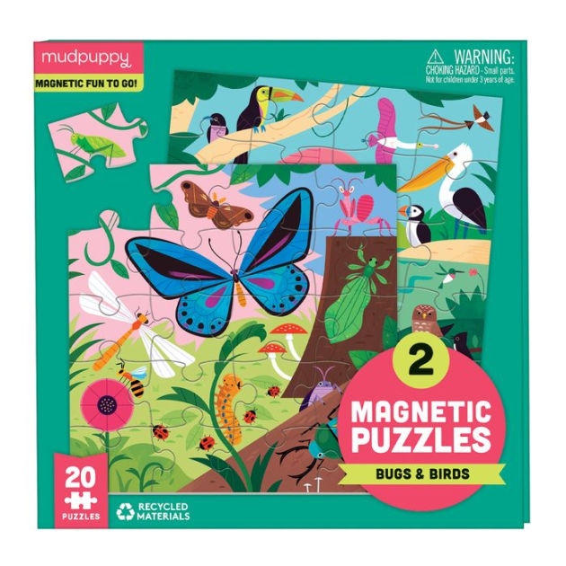 Bugs & Birds Magnetic Puzzles by Mudpuppy, Alexander Vidal | Barnes ...