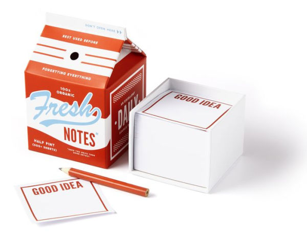 Fresh Ideas Milk Notepad by Brass Monkey, Galison | Barnes & Noble®