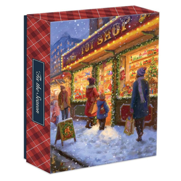 Winter Toy Shop Holiday Card Set by GALISON | Barnes & Noble®