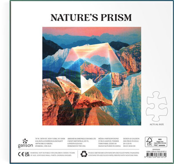 Nature's Prism 500 Piece Puzzle by Galison | Barnes & Noble®