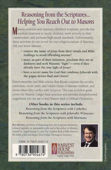 Reasoning from the Scriptures with Masons by Ron Rhodes, Paperback ...