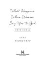 What Happens When Women Say Yes to God Devotional by Lysa TerKeurst, Paperback | Barnes & Noble®