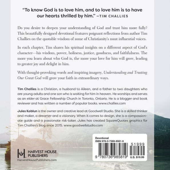 Understanding and Trusting Our Great God by Tim Challies, Hardcover ... Understanding and Trusting Our Great God by Tim Challies, Hardcover ...