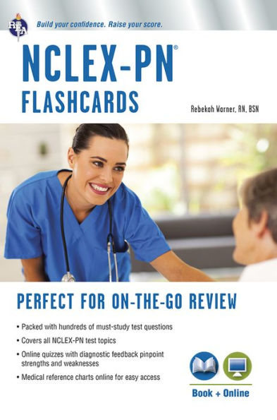 NCLEX-PN Flashcard Book + Online by Rebekah Warner, Paperback | Barnes ...