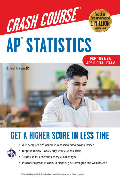 AP Statistics Crash Course, Book + Online: Get a Higher Score in Less ...