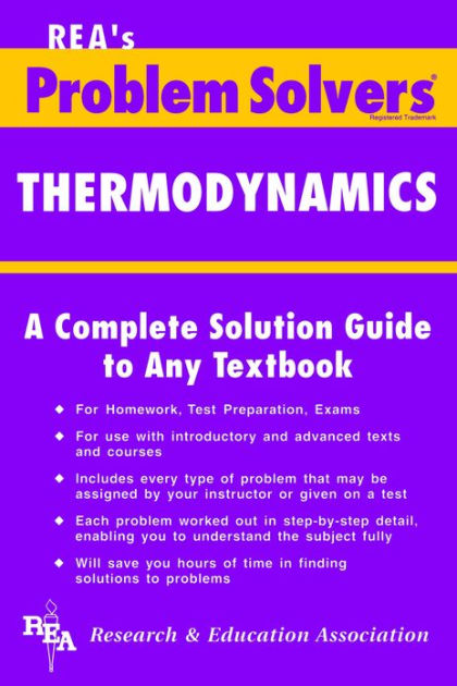 Thermodynamics Problem Solver by Editors of REA, Ralph Pike | eBook ...