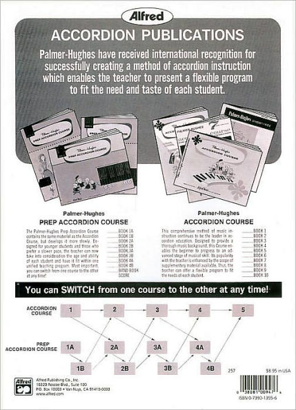 Palmer-Hughes Accordion Course Polka Book by Willard A. Palmer, Bill ...