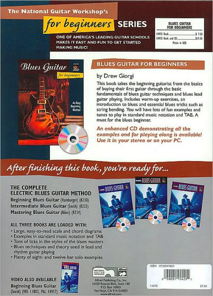Blues Guitar for Beginners: An Easy Beginning Method, Book & Online ...