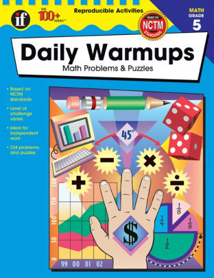 Daily Warm-Ups: Math Problems and Puzzles Grade 5 by Instructional Fair ...