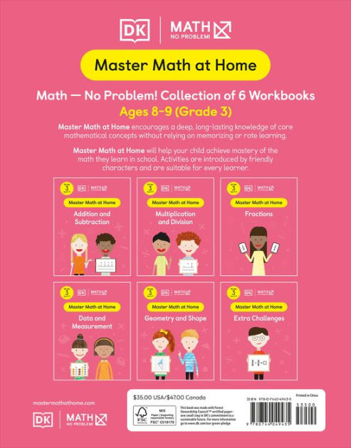 Math - No Problem! Collection of 6 Workbooks, Grade 3 Ages 8-9 by Math ...