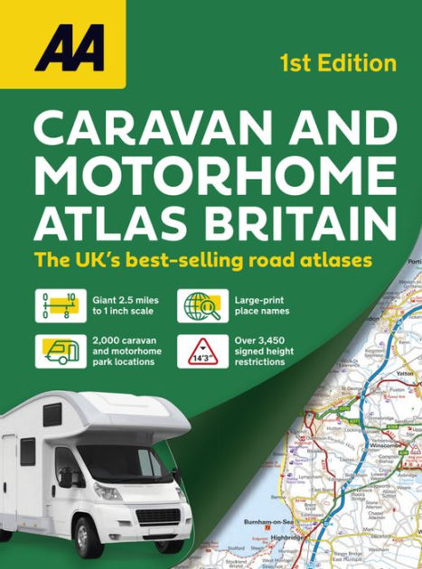 AA Caravan and Motorhome Atlas Britain by AA Publishing, Paperback ...