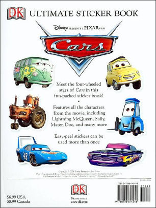 Ultimate Sticker Book: Disney Pixar Cars: More Than 60 Reusable Full ...