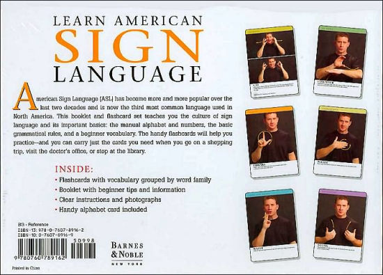 Learn American Sign Language by Arlene Rice, Other Format | Barnes & Noble®