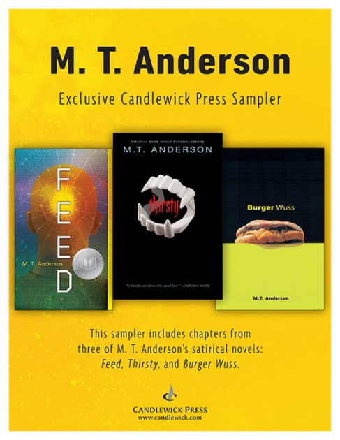 M.T. Anderson: Exclusive Candlewick Press Sampler by M. T. Anderson ...