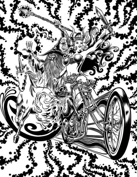 Mind Melter: A Coloring Book for the Twisted and Unhinged by Donny ...