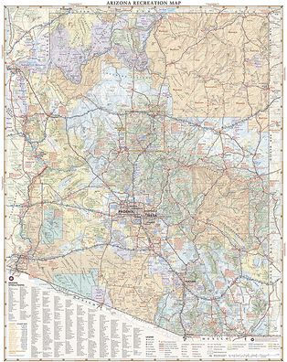 BENCHMARK ARIZONA RECREATION MAP by National Geographic Maps, Other ...