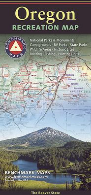Benchmark Oregon Recreational Map by Benchmark, Other Format | Barnes ...