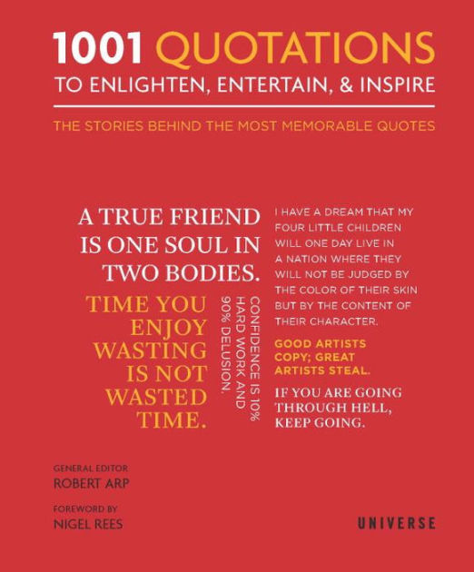 1001 Quotations To Enlighten, Entertain, and Inspire by Robert Arp ...