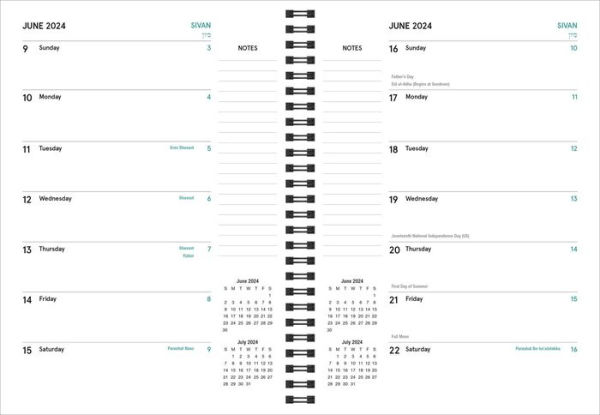 Jewish Calendar 2023-2024 (5784) 16-Month Planner by The Jewish Museum ...