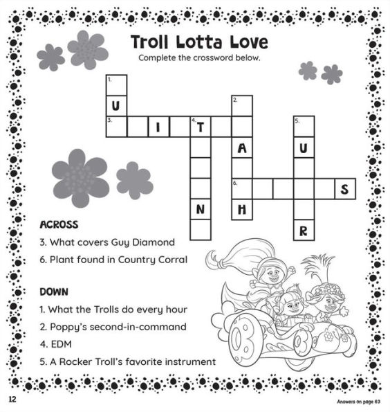 Dreamworks Trolls: TrollsTopia: Living in Harmony Coloring & Activity ...