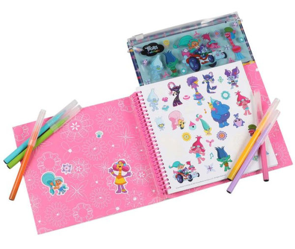 Dreamworks Trolls: TrollsTopia: Living in Harmony Coloring & Activity ...